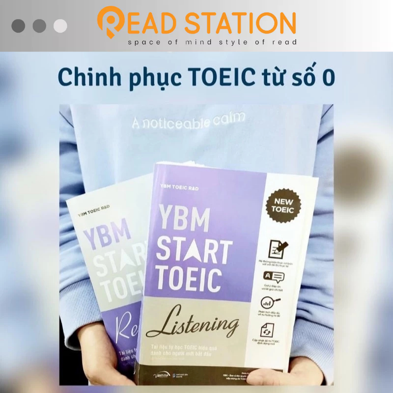 Sách Combo: YBM START TOEIC: Listening + Reading (Tài liệu tự học TOEIC hiệu quả dành cho người ...