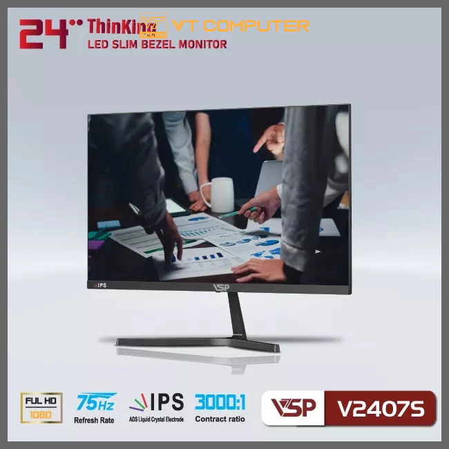 Màn Hình Phẳng 24 inch / VSP / FHD / 75Hz / IPS / Bảo Hành 36 Tháng | Shopee Việt Nam