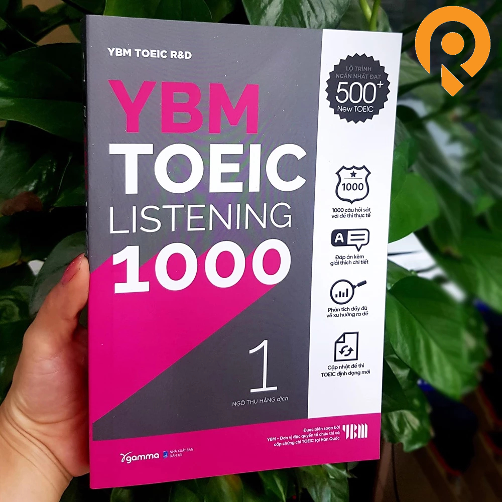 Sách: YBM Toeic Listening 1000 - Vol.1 | Shopee Việt Nam