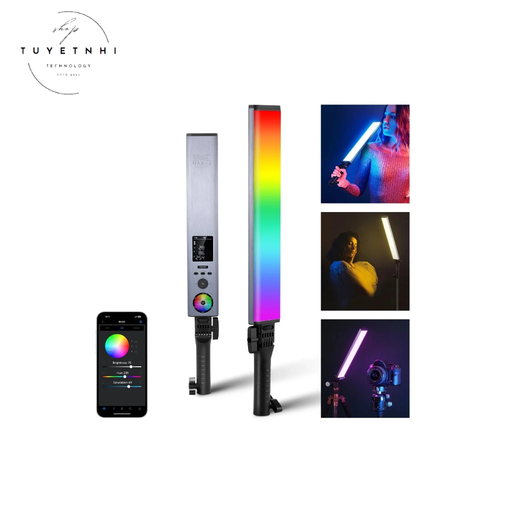 🌈🌈 NEEWER BH30S RGB LED Tube Light Wand Hàng Chính Hãng | Shopee Việt Nam
