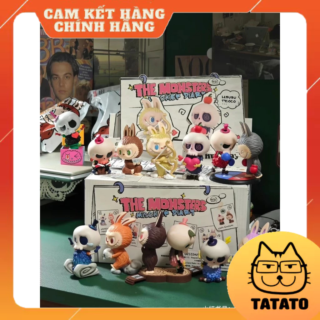 Popmart The Monster Mischief Diary Labubu x Tycoco newseal tatato ...