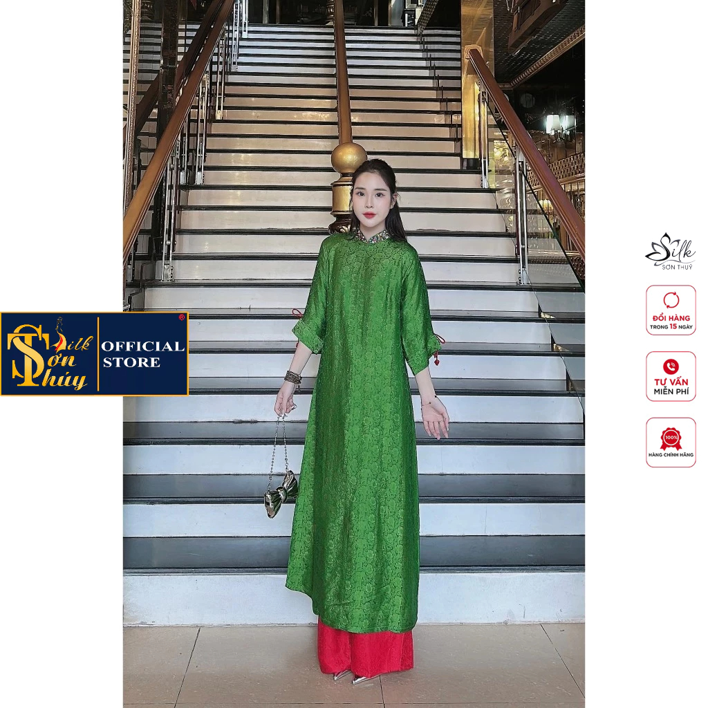 [LỤA TƠ TẰM] Vải lụa tơ tằm Nha Xá | hoạ tiết cúc sang trọng chất liệu ...