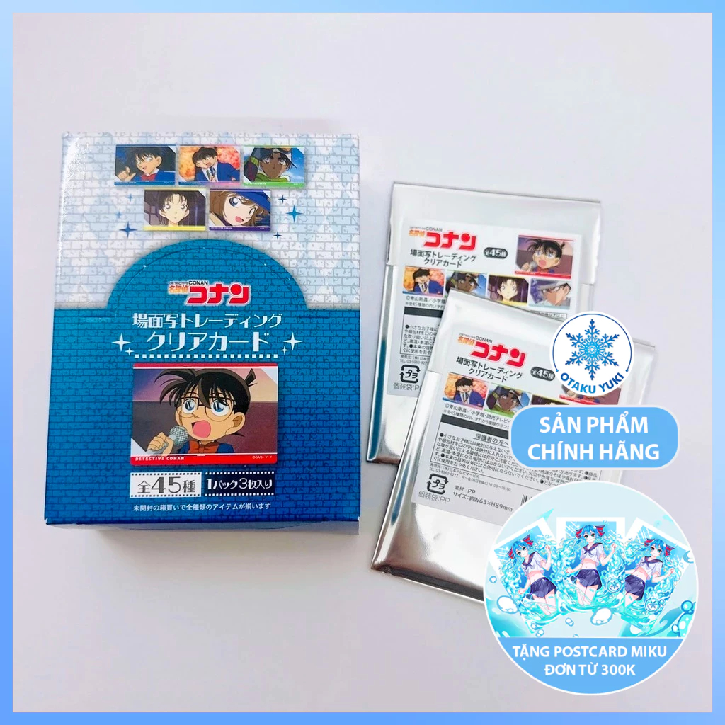 Gói Thẻ Nhân Phẩm Pack Card Conan Clear Card Phân Cảnh Truyền Hình ...