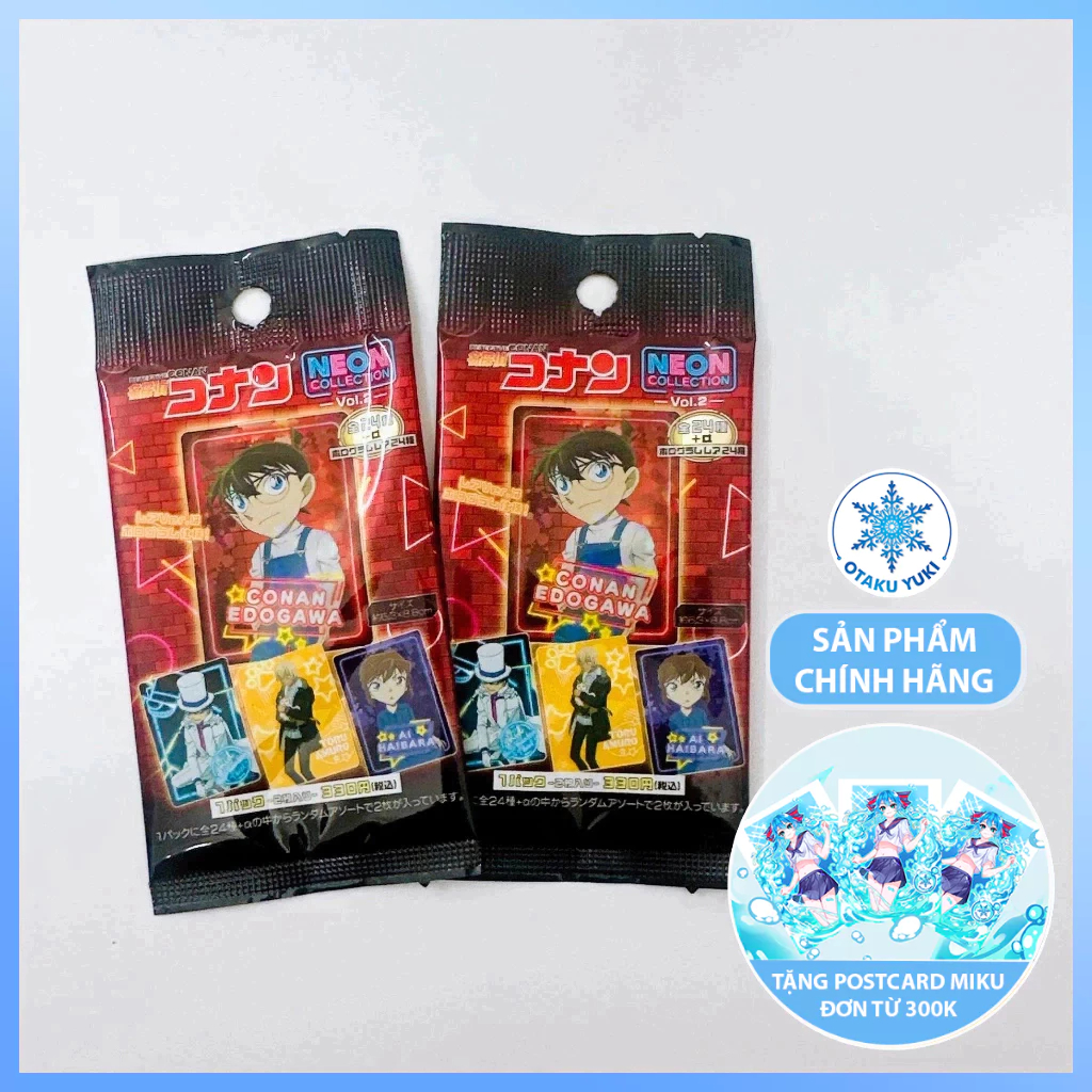 Gói Thẻ Nhân Phẩm Pack Card Conan Neon Vol 2 | Shopee Việt Nam