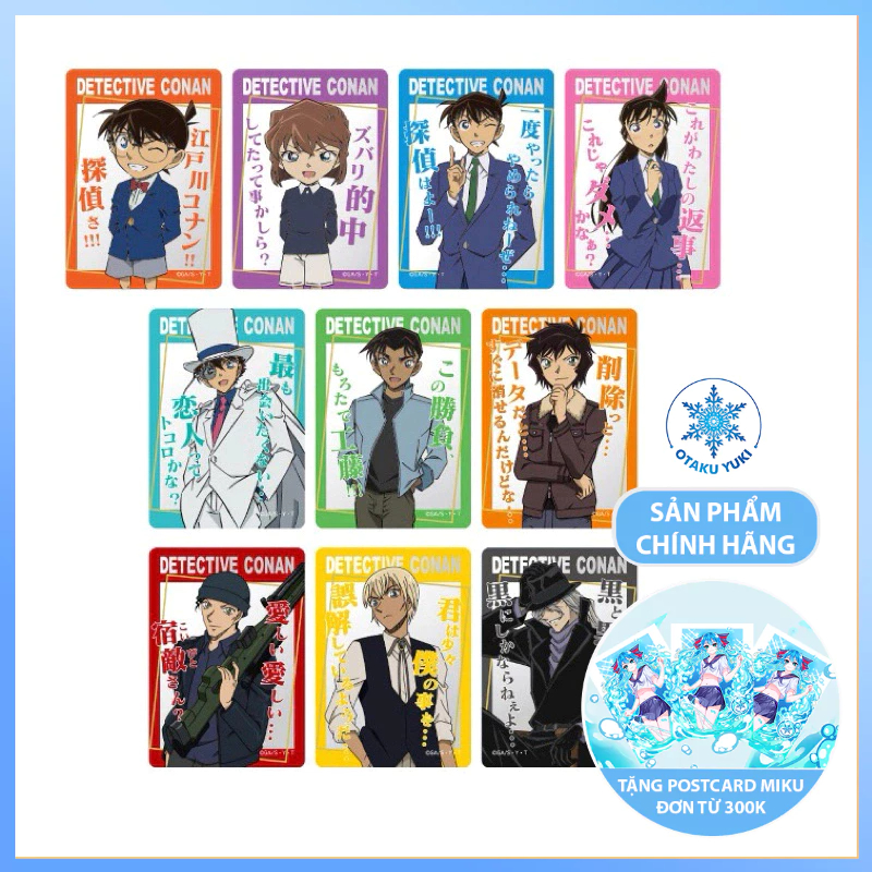 Gói Thẻ Nhân Phẩm Pack Card Conan Clear Card Vol 2 | Shopee Việt Nam