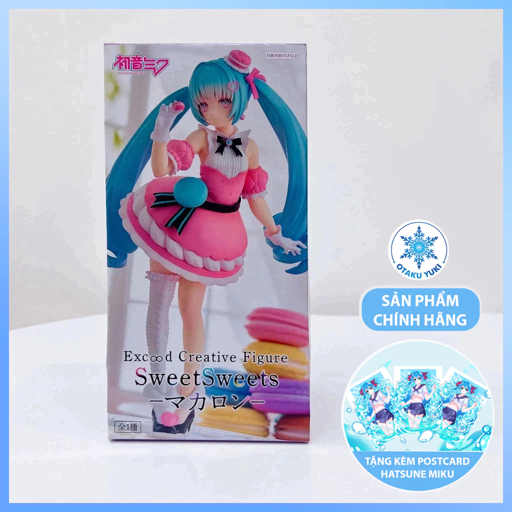 [Chính Hãng] Mô Hình Hatsune Miku Sweet Macaron Ver. Figure (Furyu ...