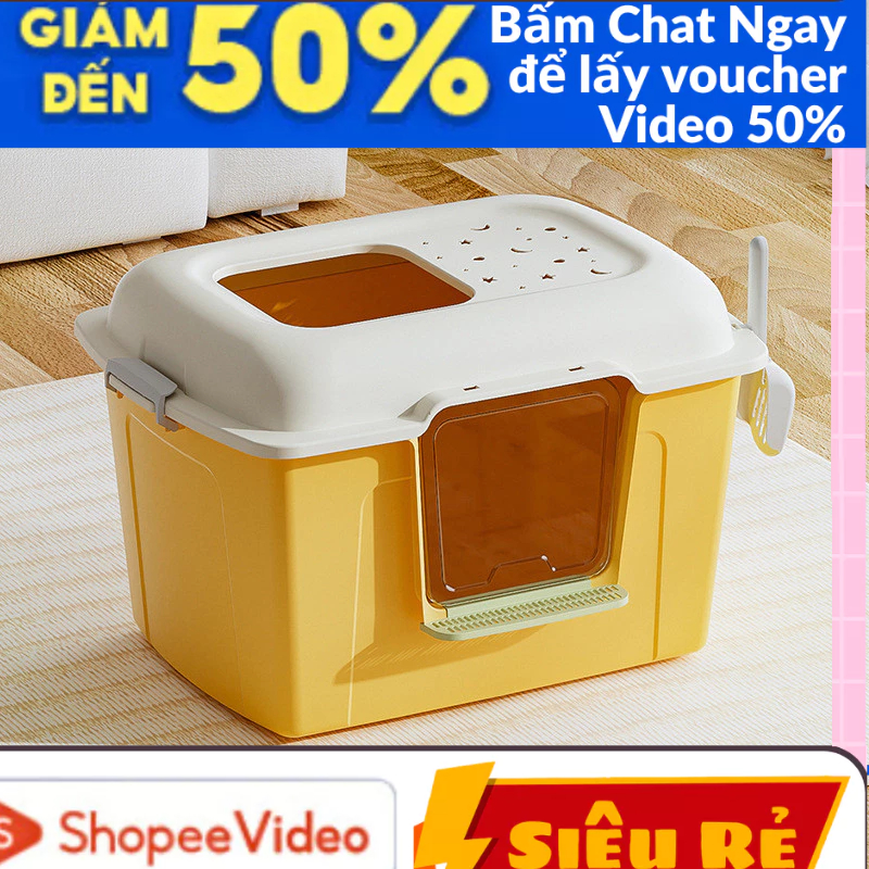 (chậu cát mèo 81cm) Nhà Vệ Sinh Cho Mèo khổng lồ đủ màu Freeship, Nhà ...
