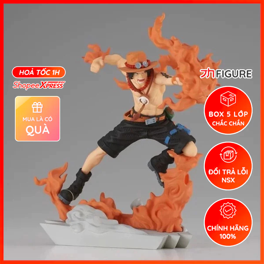 Mô Hình Portgas D. Ace, One Piece, Vua Hải Tặc - Senkou Zekkei (Bandai Spirits) Figure Chính ...