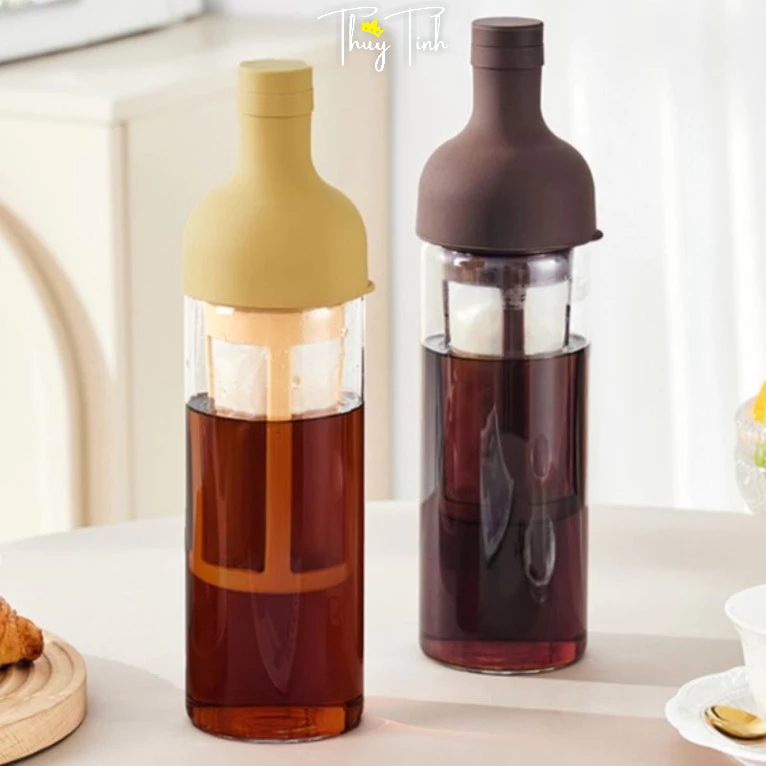 Bình Pha Cà Phê Cold Brew 1000ML Bộ Lọc Lưới Polyester, Chai Ủ lạnh Cà ...