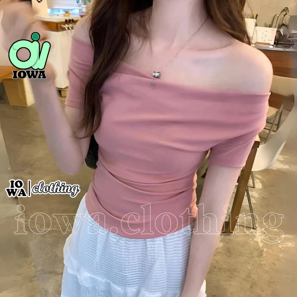 Áo Thun TRỄ VAI LÓT Tiểu Thư Thanh Lịch DÁNG DÀI Nữ DD89, Áo Babytee Chất Thun Gân Kiểu trơn ...