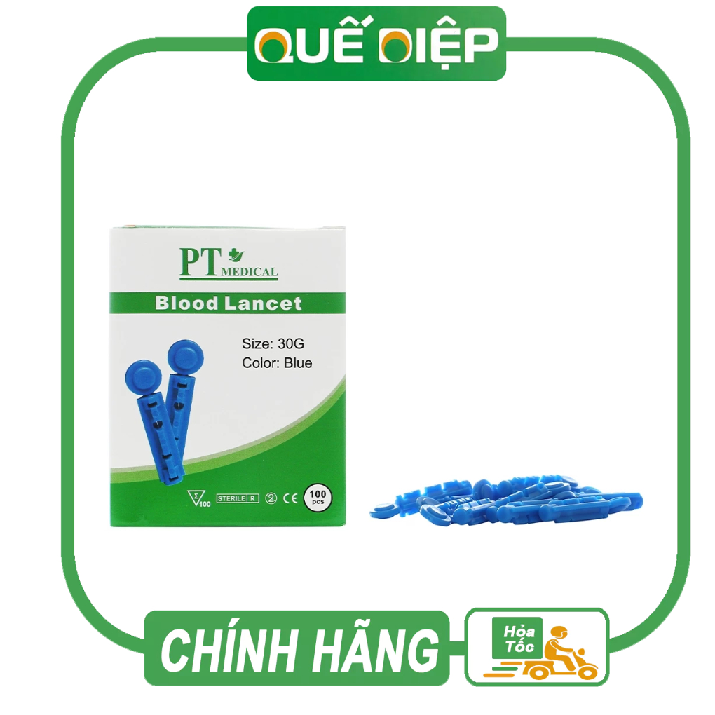 BLOOD LANCET KIM ĐẦU TRÒN - Kim lấy máu dùng cho bút thử đường huyết ...