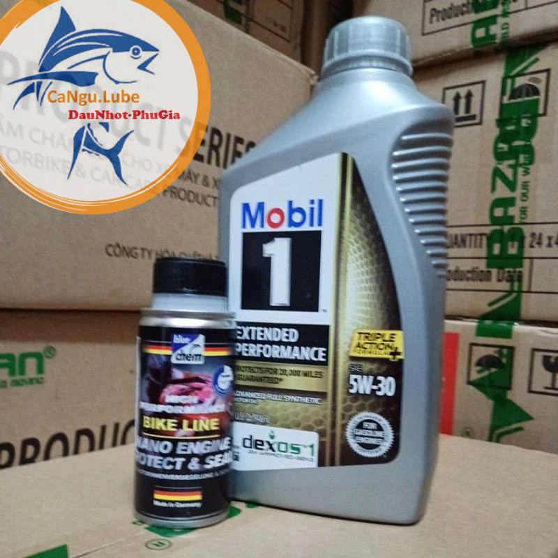 [TĂNG TUỔI THỌ ĐỘNG CƠ] Nhớt Mobil gold Ultra Platinum 4T 5w30 chai ...