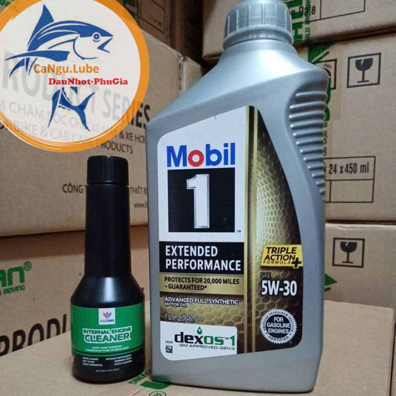 [SẠCH CHỈ ÍT PHÚT] NHỚT MOBIL 1 gold 5w30, nhớt mobil 1 5W30 kết hợp ...
