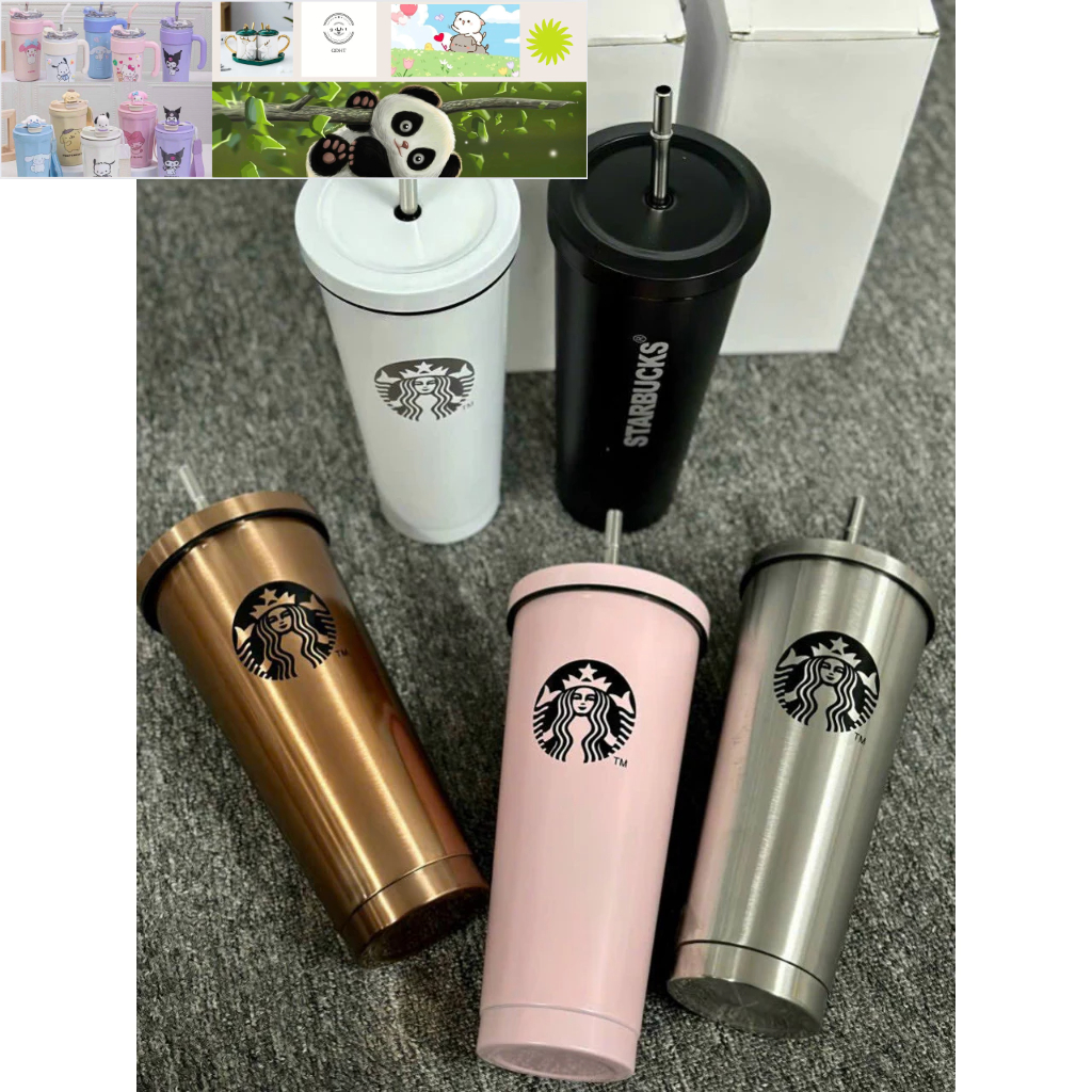 Cốc giữ nhiệt starbucks 500ml inox 304 kèm ống hút inox giữ nhiệt 6 giờ ...