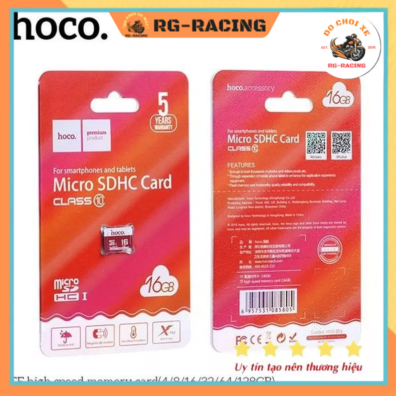 Thẻ nhớ Hoco MICRO SD CLASS 10 tốc độ cao 16/32/64/128GB | Shopee Việt Nam