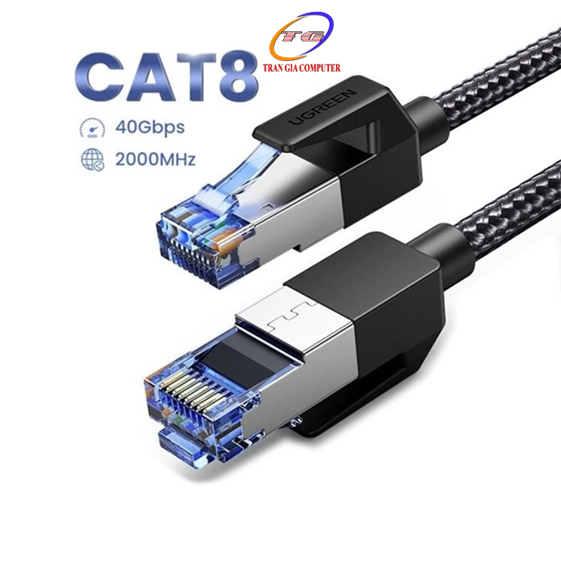 Cáp mạng CAT8 đúc sẵn bọc dù cao cấp Ugreen từ 1m - 50m | Shopee Việt Nam