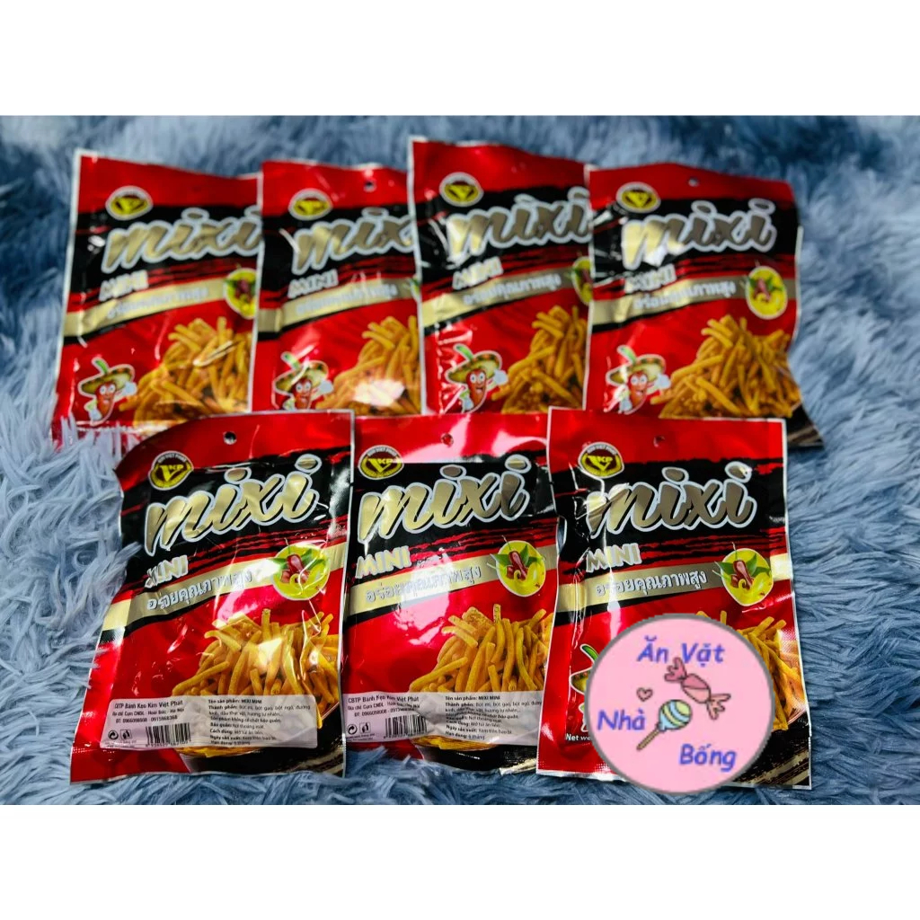 Bán sỉ Snack MIXI mini bịch 30 gói thơm cay ngon hấp dẫn, đồ ăn vặt giá ...