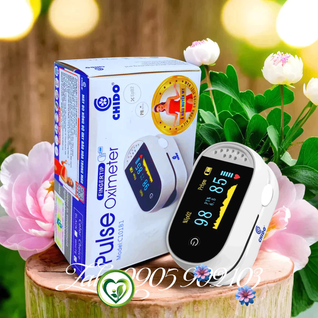 Máy đo nồng độ Oxy máu SpO2 CHIDO Model B1 | Shopee Việt Nam