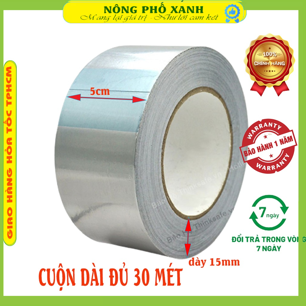 Băng keo nhôm dùng trong điện lạnh, độ bền cao, độ dày theo tiêu chuẩn kỹ thuật | Shopee Việt Nam