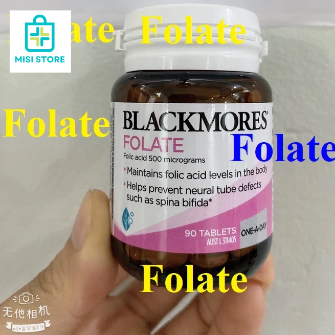 ( Folate 90 viên ) Folate 500mcg Blackmores 90 viên - Bổ sung Acid ...