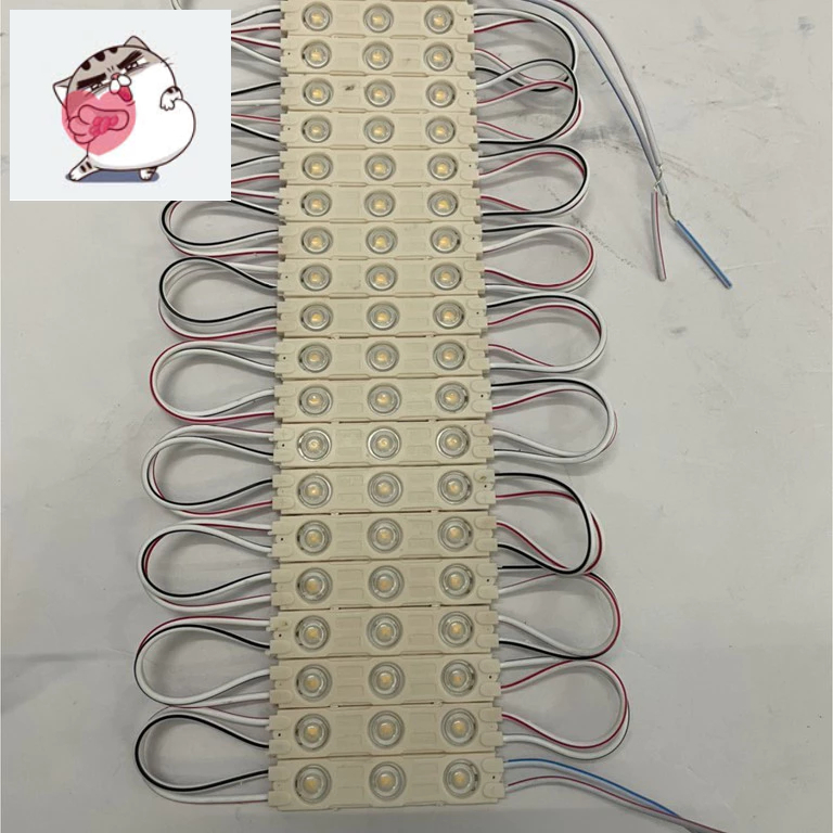 LED HẮT 3 BÓNG LỒI 6113 SIÊU SÁNG ( Vỉ 20 LED ) 12V - LED MODULE 3 BÓNG ...