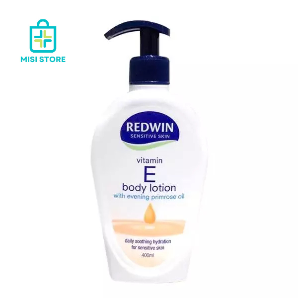 ( 400ml ) Kem Redwin Vitamin E body lotion 400ml, dưỡng ẩm toàn thân ...
