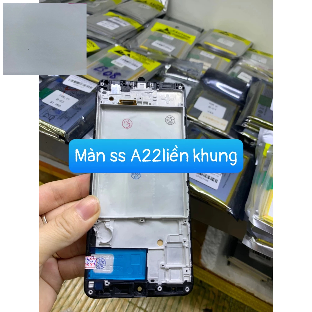 màn hình zin liền khung oled 2ic/ incell sam sung A22-4g có bảo hành và ...