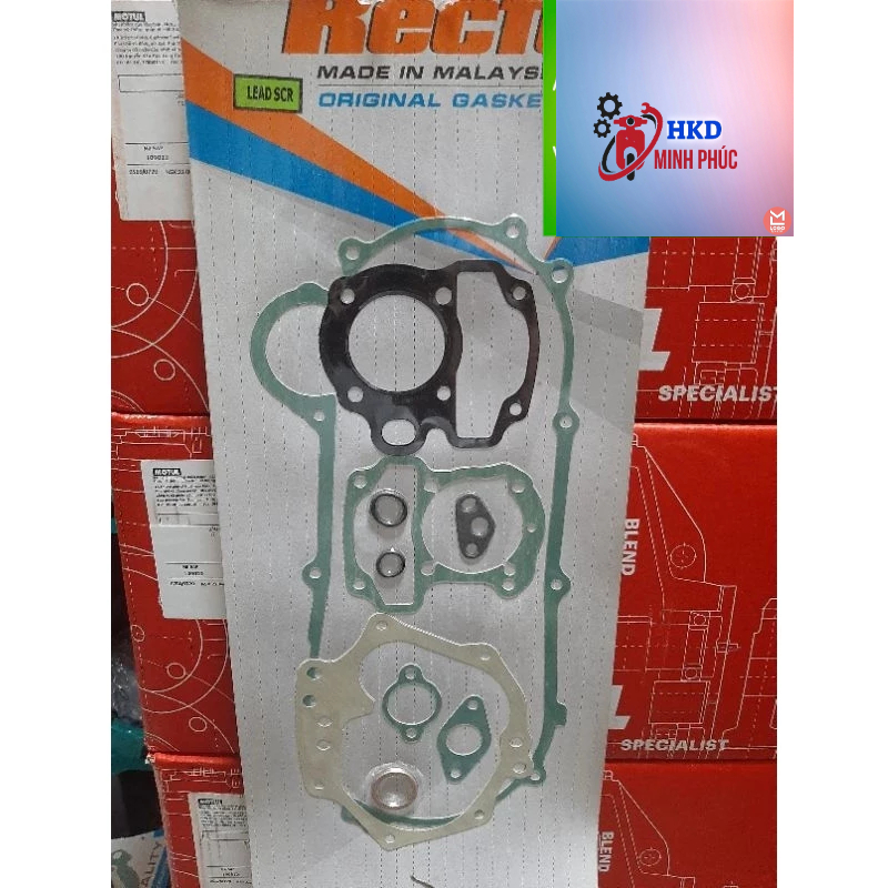Bộ gioăng máy xe honda Lead SCR 110 thương hiệu recto hàng nhập khẩu ...
