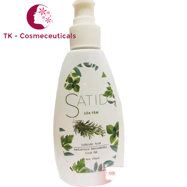 Sữa Tắm Satid Sạch Nhờn Giảm viem Nang Lông, Mụn Trứng Cá, Nấm Da - 150ml | Shopee Việt Nam