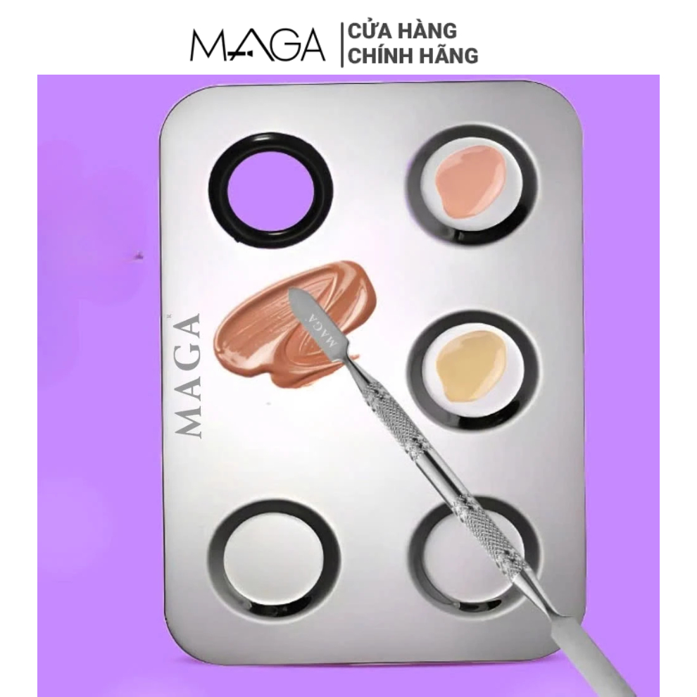 Khay Pha Màu 4 ô, Bảng Palette Chính Hãng MAGA Makeup Mixing Palette ...