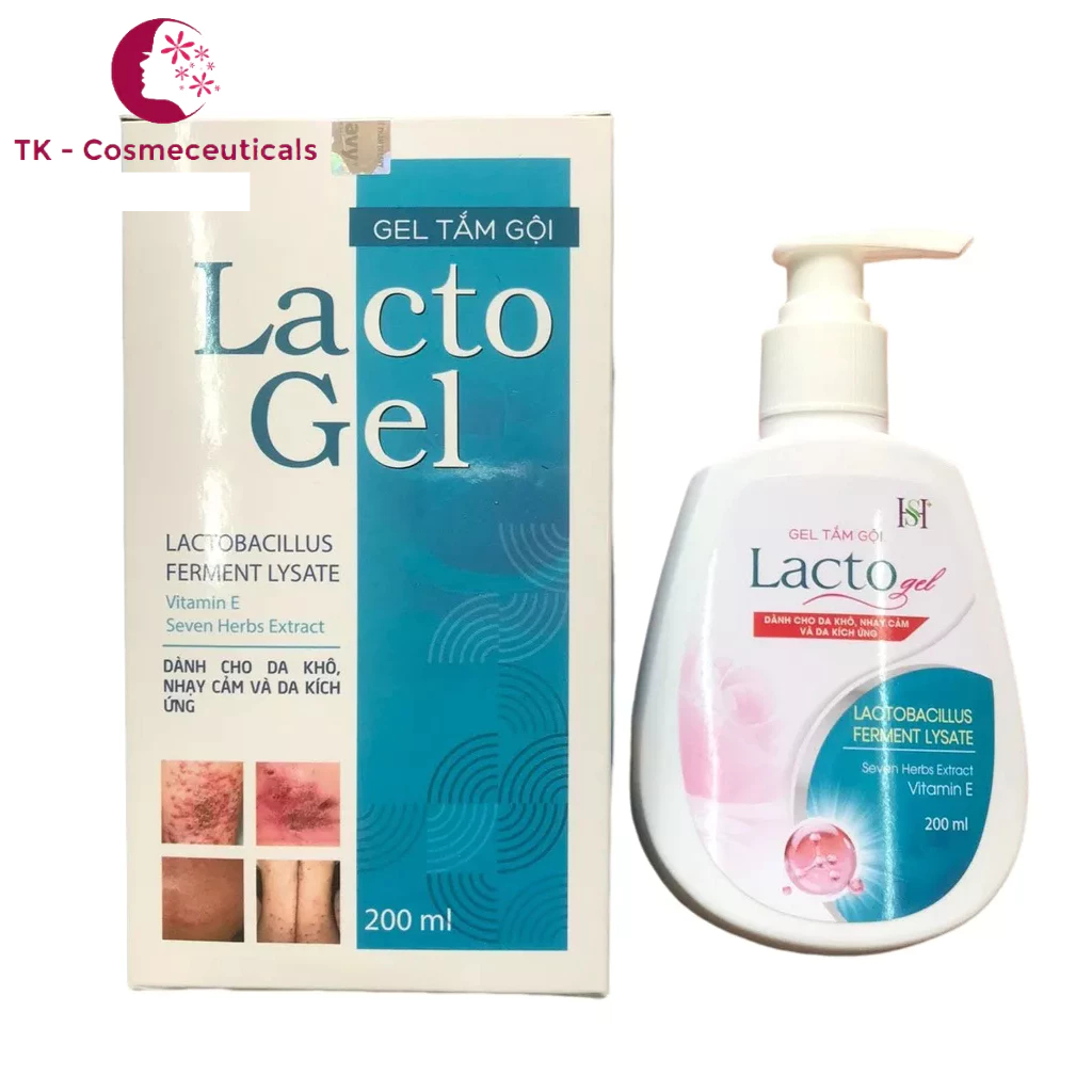 Gel Tắm Gội Lacto Gel SH Dành Cho Da Khô, Nhạy Cảm Và Da Kích Ứng, Mẩn ...