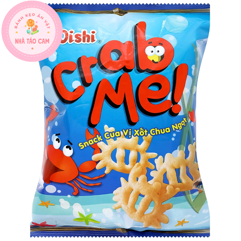 [ Siêu Rẻ ] Snack Vị Cua Sốt Chua Ngọt Oishi Crab Me/ Gói 35g | Shopee ...