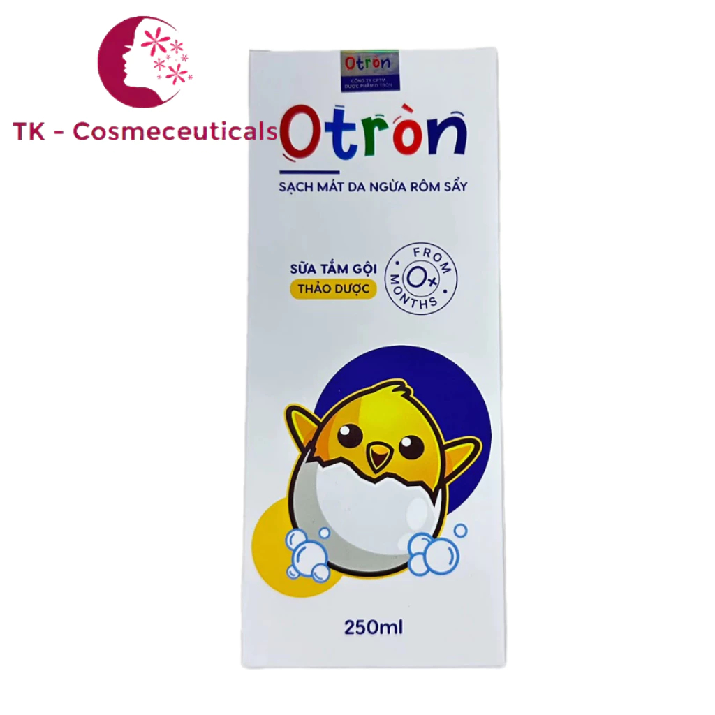 Sữa Tắm Gội Thảo Dược O Tròn / Otron Giúp Làm Sạch Da Dịu Nhẹ, Làm Mát Da, Giảm Mẩn Ngứa, Hăm Tã ...