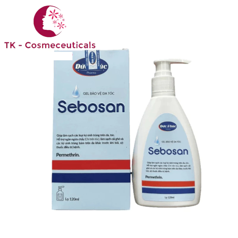 (CHÍNH HÃNG) Gel Tắm Gội Sebosan Gel Bảo Vệ Da, Tóc Giúp Loại Bỏ Kí ...