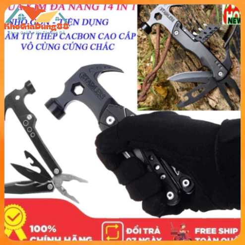 Búa Kìm Đa Năng Gấp Gọn 14in1 Búa , Kìm và Tô Vít Hót TREND | Shopee ...