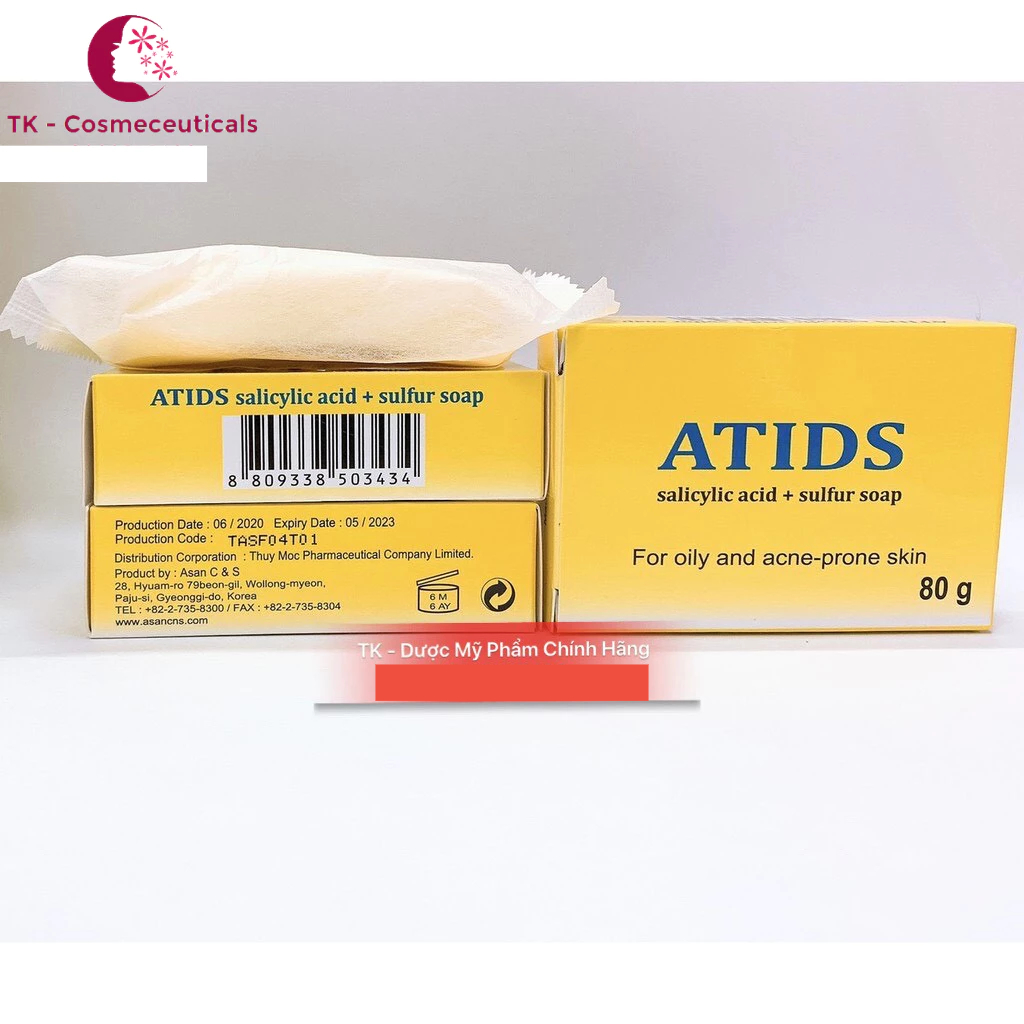 (CHÍNH HÃNG) Xà Phòng Tắm ATIDS Giảm Mụn Lưng, Ngực - 80g | Shopee Việt Nam