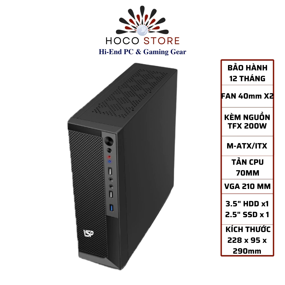 Bộ Case Nguồn G830 (Case SFF/ Nguồn TFX) (Case Chuẩn SFF, Nguồn TFX ...