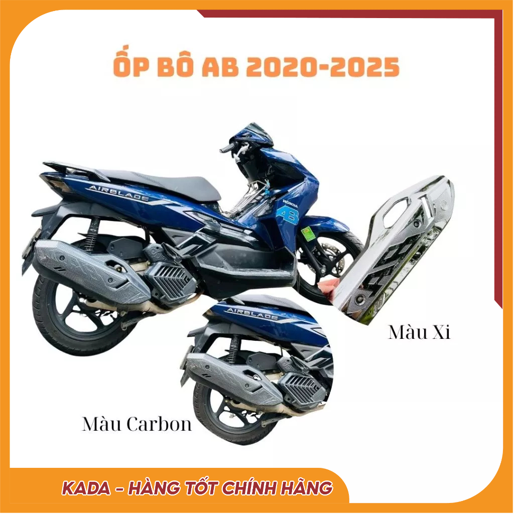 Ốp Bô AB 2020 - 2025 -Màu Xi và Carbon – Chất liệu nhựa ABS-Chống Trầy ...
