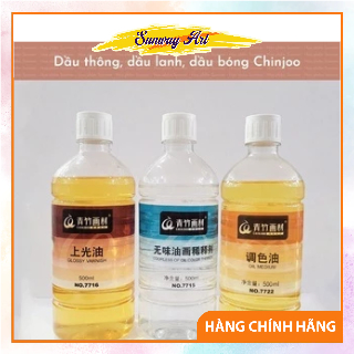 DẦU LANH,dầu thông CHINJOO DUNG MÔI DÙNG PHA SƠN DẦU 500ml | Shopee ...