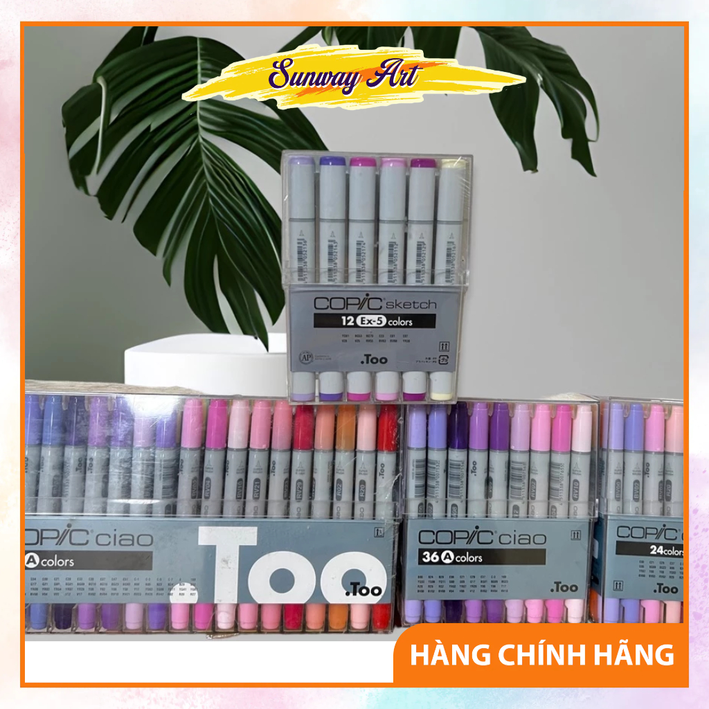 [SunwayArt] Màu dạ marker Copic Ciao set 24/36/72 màu | Shopee Việt Nam
