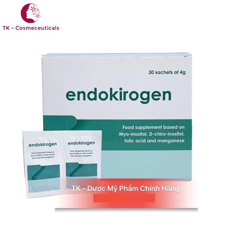 (CHÍNH HÃNG) Endokirogen Bổ Trứng, Tăng Khả Năng Thụ Thai - Hộp 30 Gói ...
