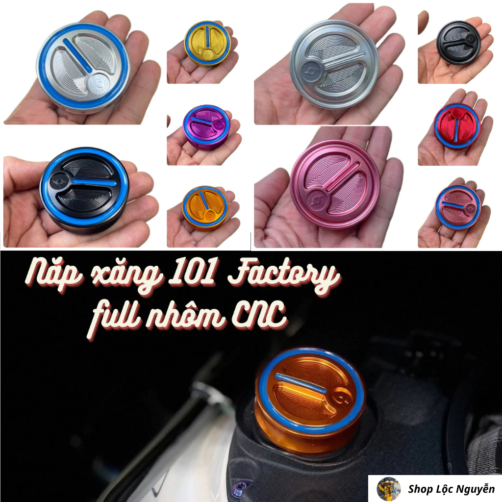 Nắp xăng 101 FACTORY full nhôm CNC cho tất cả dòng xe Vespa | Shopee ...