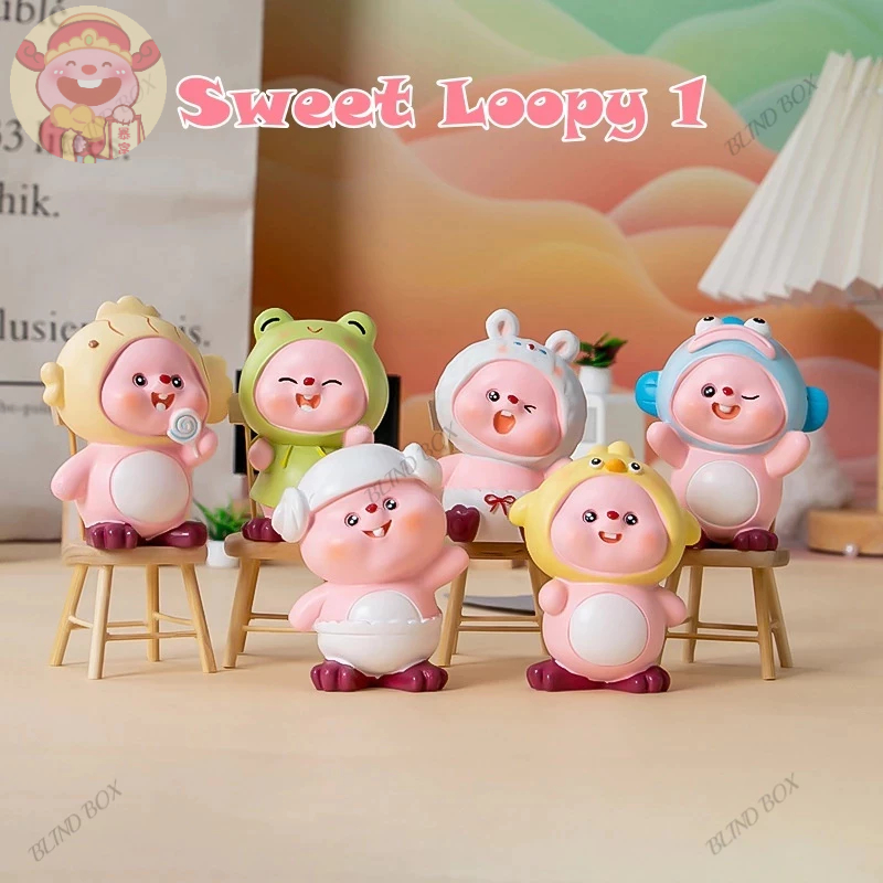 SWEET LOOPY 1&2 - Đồ chơi giải trí BLIND BOX hộp mù ngẫu nhiên tượng mô ...