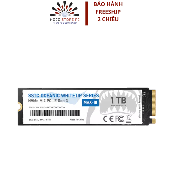 Ổ Cứng SSD NVME SSTC Hoco Gaming NVMe M.2 MAX-III 1TB - Tốc Độ Đọc 3500MB/s, Ghi 3150MB/s - TBW ...