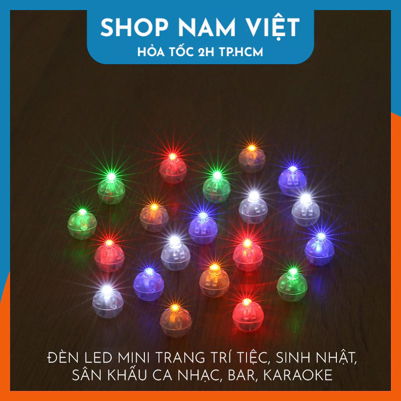 Đèn LED Bi Mini Trang Trí Bong Bóng, Đồ Chơi, Quà Tặng Sáng Tạo, Trang ...