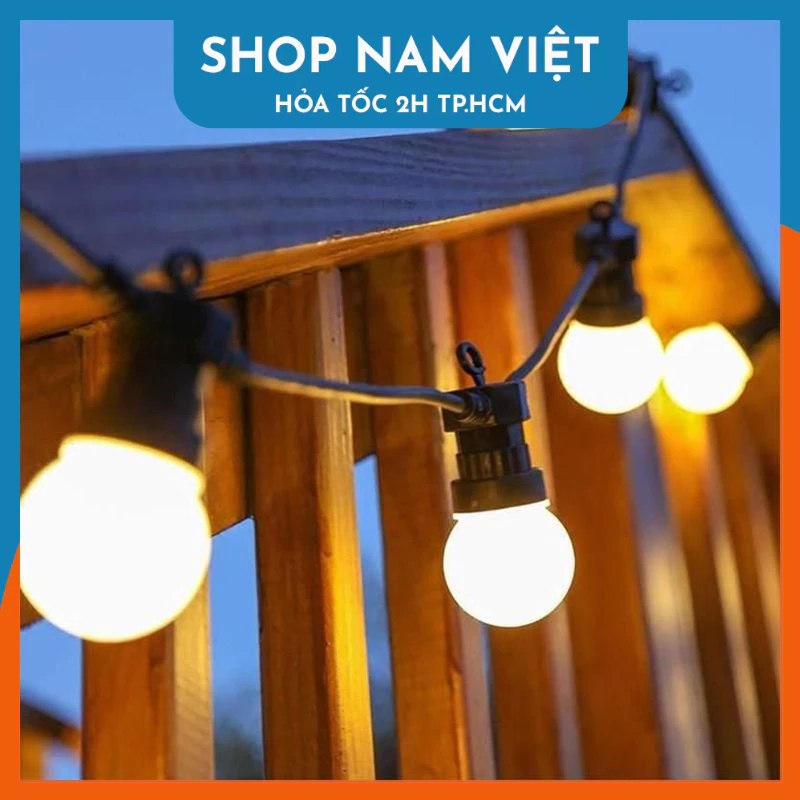 [Cao Cấp] Dây Led Ping Pong G50 Siêu Bền Chịu Mưa Nắng Trang Trí Ngoài ...