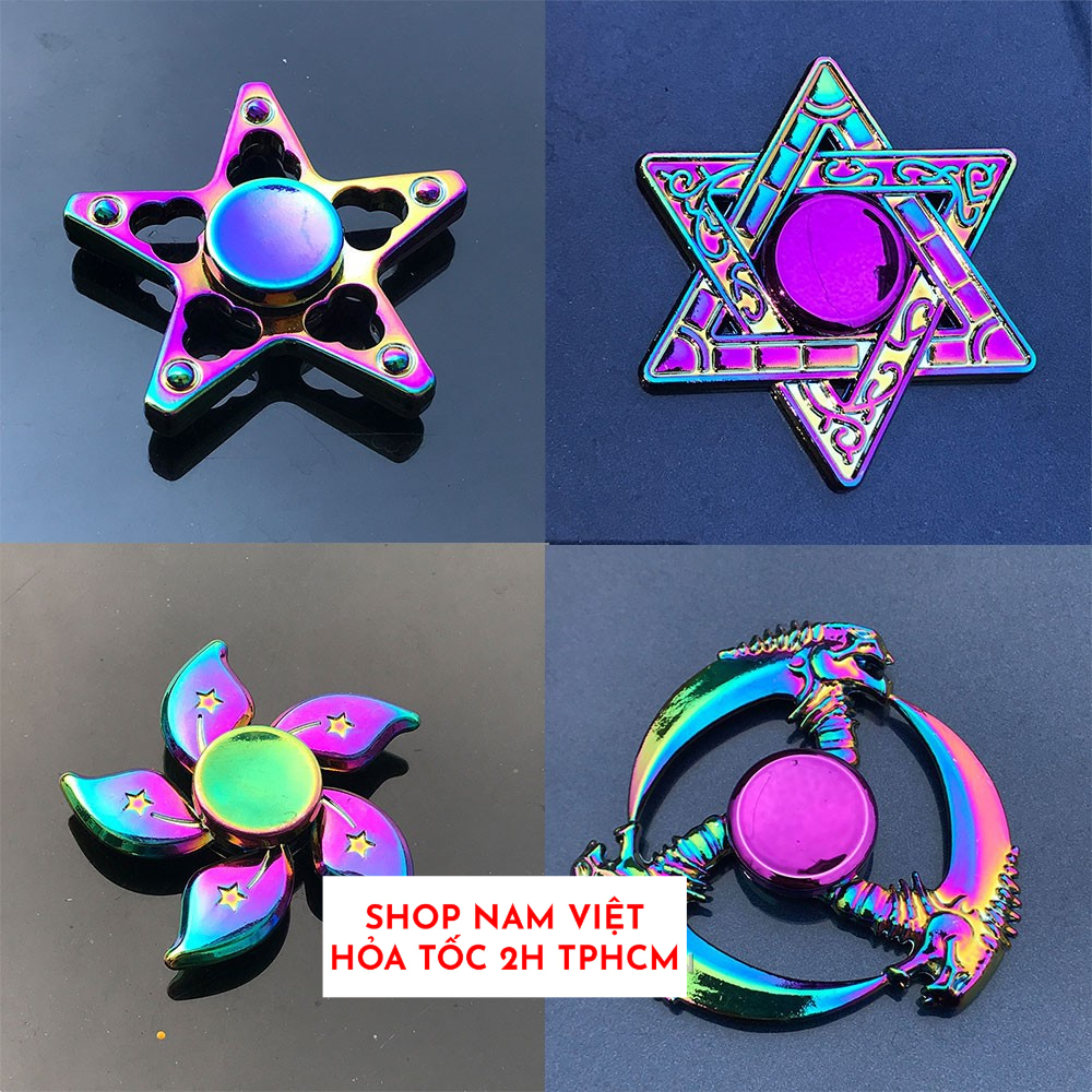 Con Quay Spinner Kim Loại 7 Màu Rainbow | Shopee Việt Nam