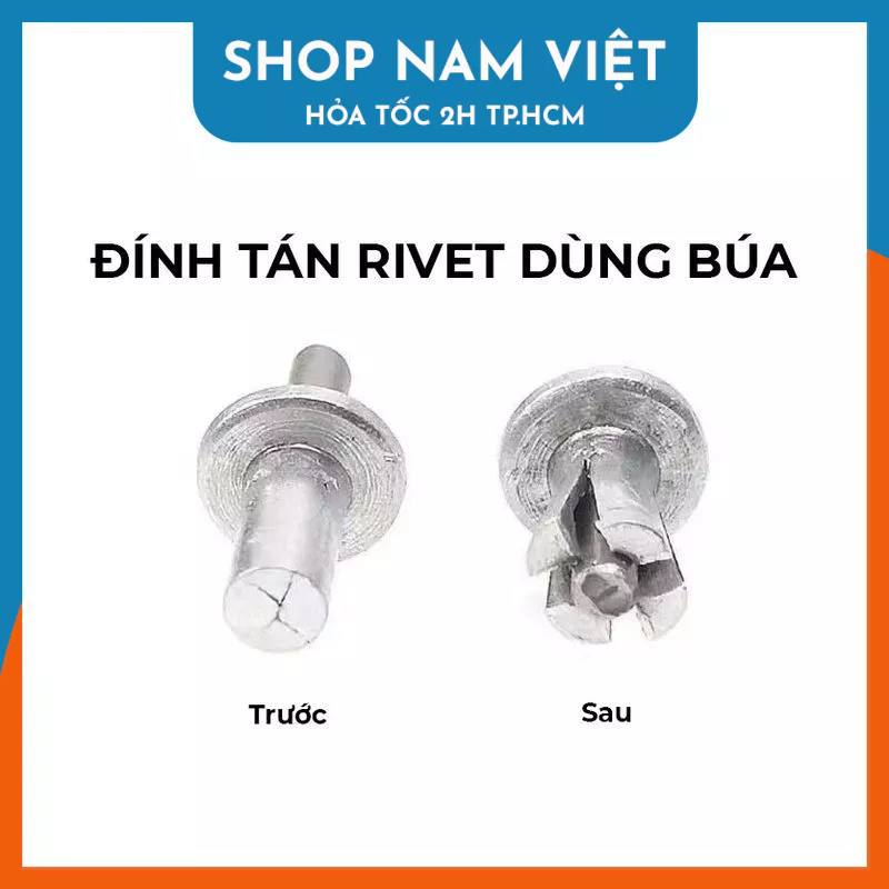 Đinh Tán Rivet Nhôm Không Cần Kìm Bấm | Shopee Việt Nam