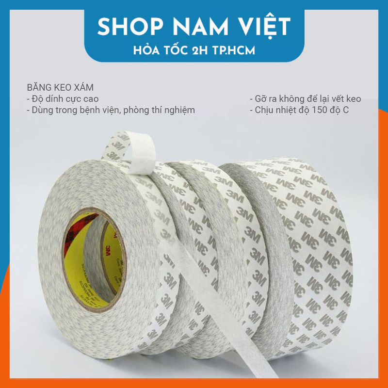 Cuộn Băng Keo 2 Mặt 3M Siêu Dính (Mã 9080 - 9448) - Keo Dán Linh Kiện, Hộp Đèn | Shopee Việt Nam