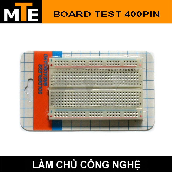 BOARD TEST 400PIN 8,5 x 5,5cm - board cắm linh kiện test mạch | Shopee ...